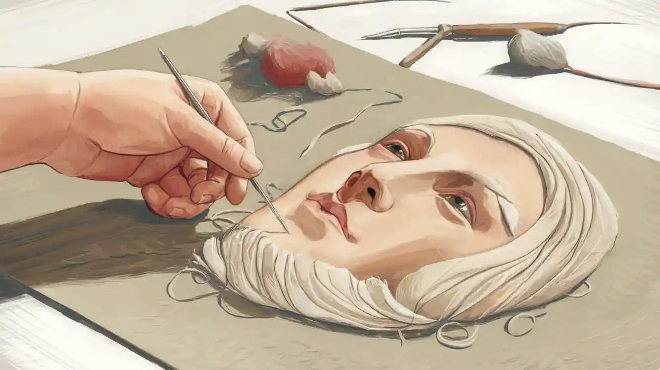 How to Create a Wool-Painted Portrait with Needle Felting – Pawimprint